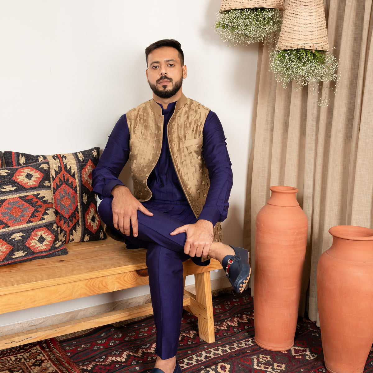 Gold bandi jacket – Ganpatis