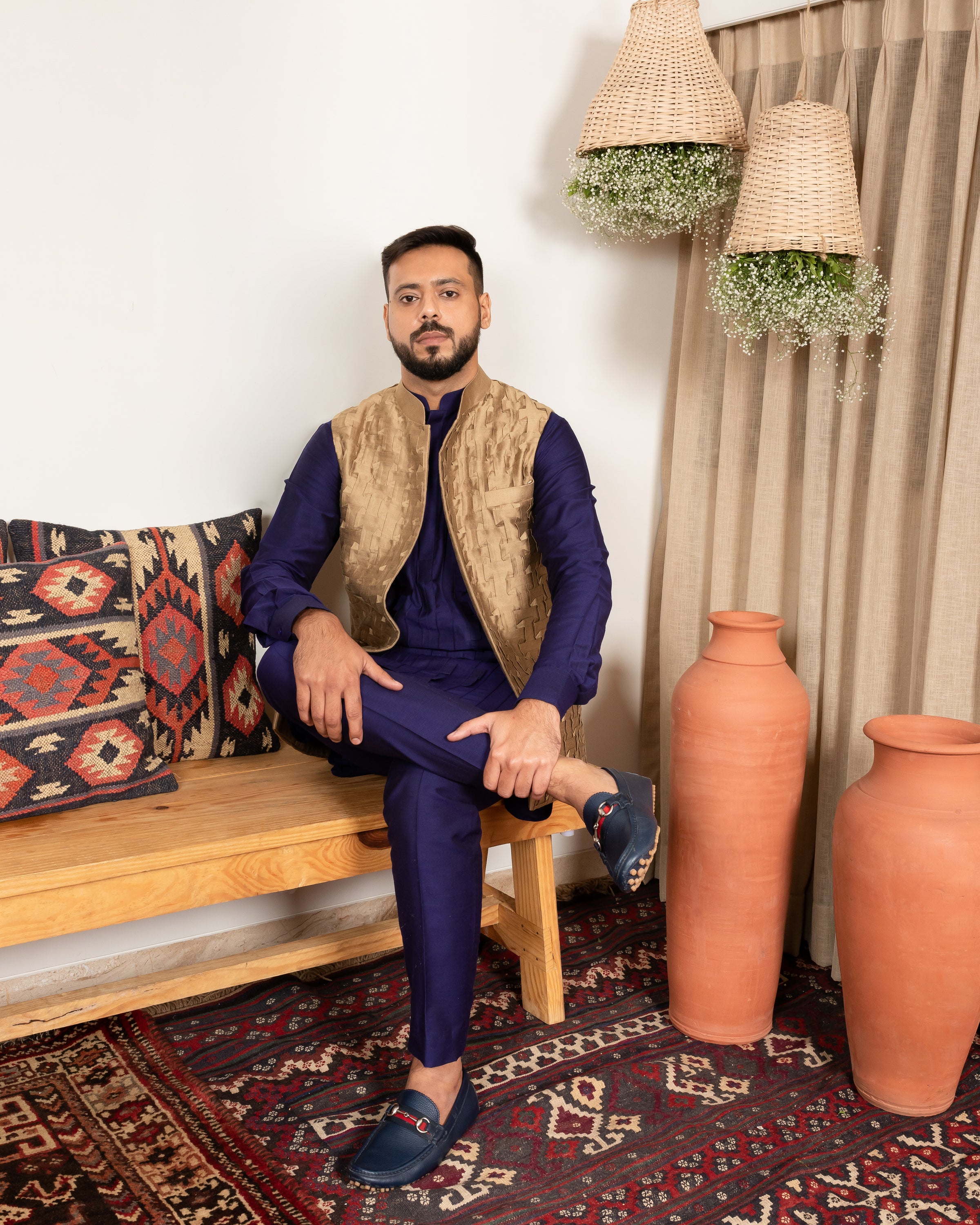 Gold bandi jacket – Ganpatis