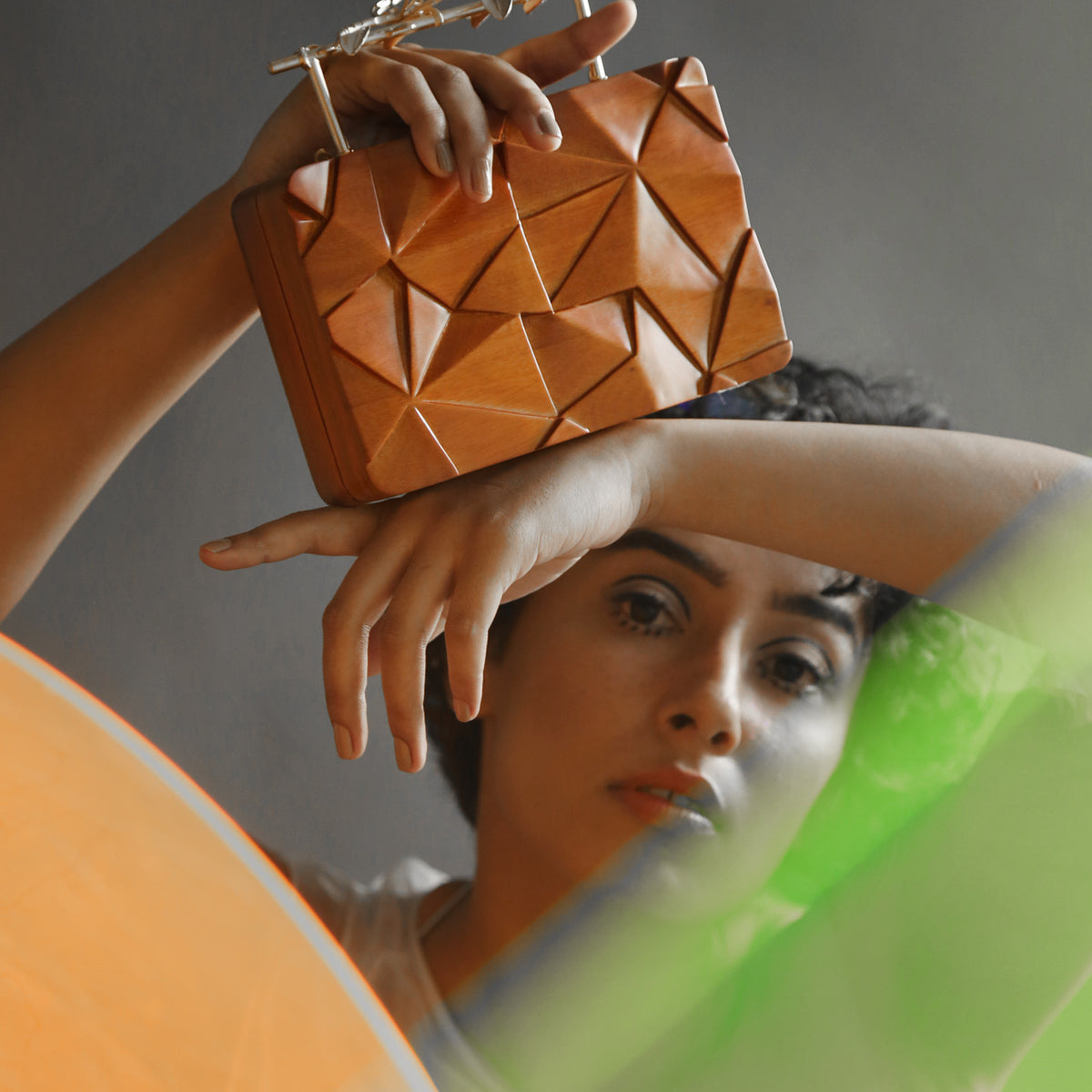 Triangle Wooden Firefly Clutch – Ganpatis