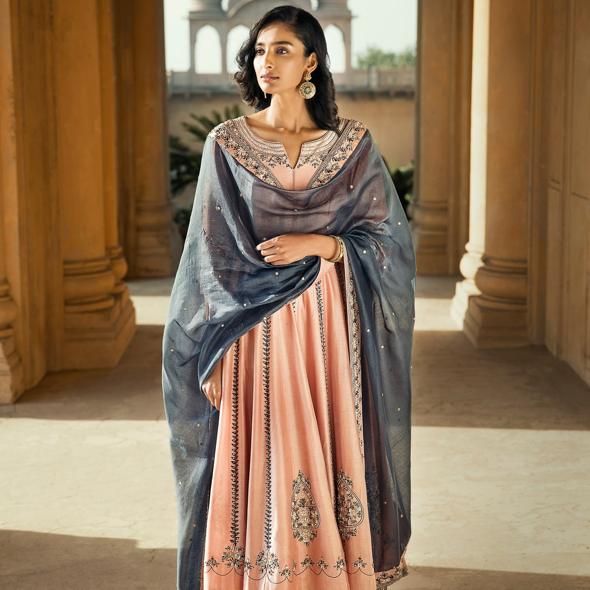 The Riwaaz Anarkali with The Kiyari Odhani – Ganpatis