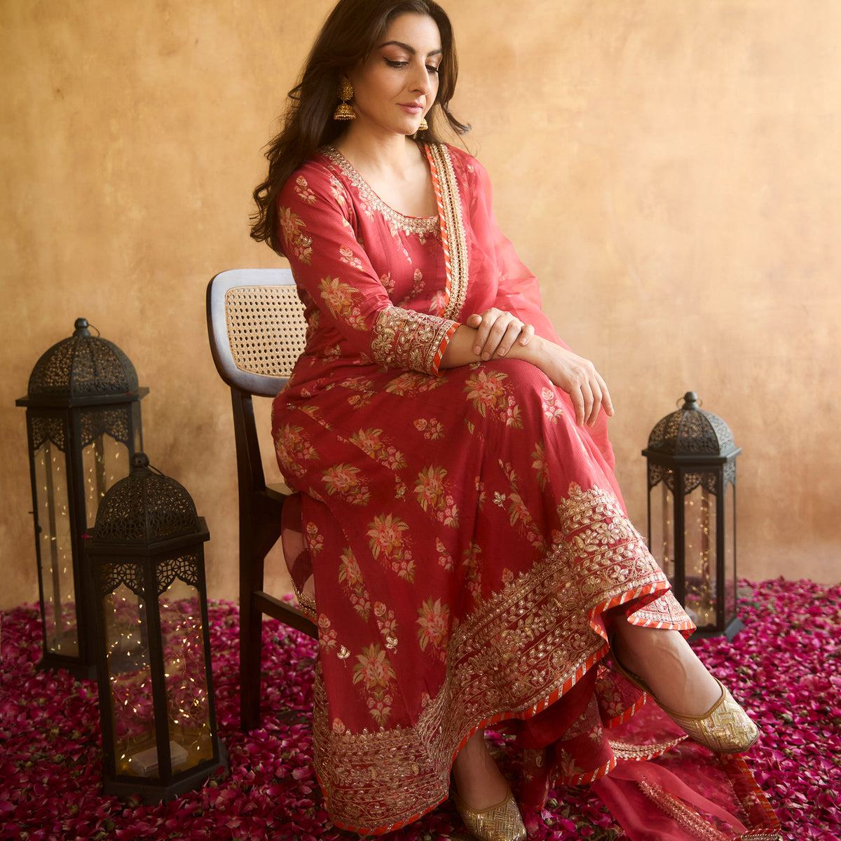 Red Soha AG Set – Ganpatis