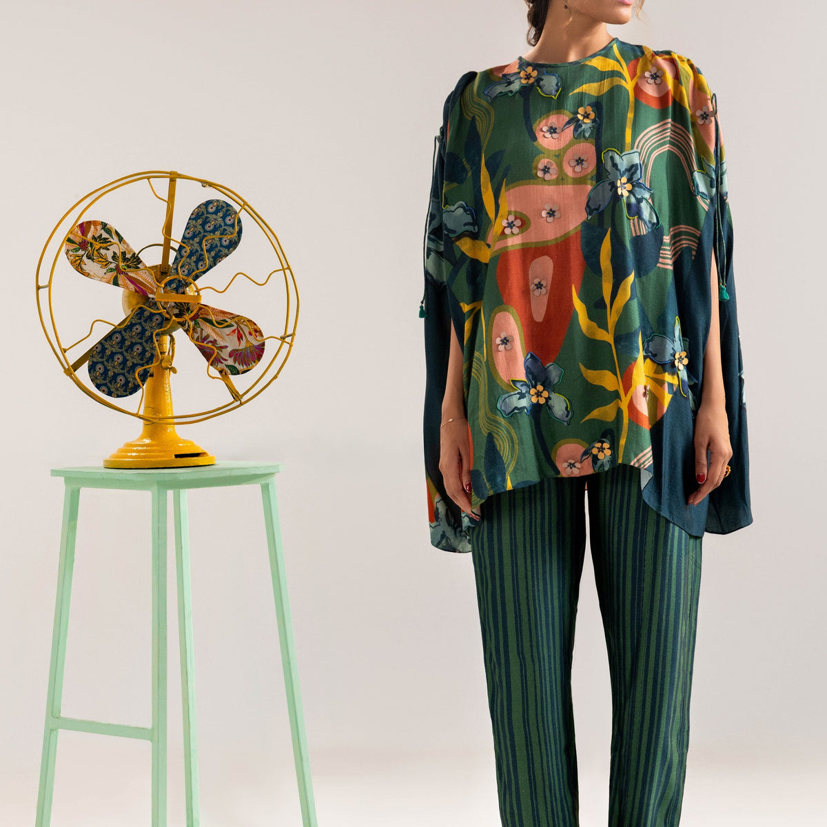 Flora embellished co-ord set – Ganpatis