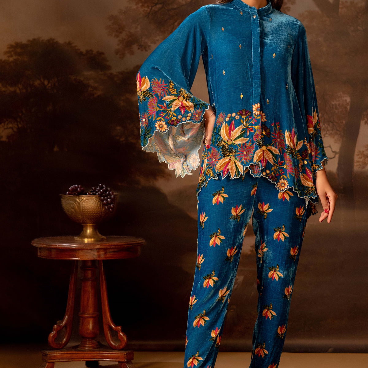Aarani Embroidered co-ord set – Ganpatis